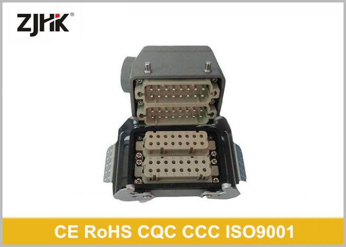 HA Series Rectangular Heavy Duty Connector 32 Pin 16 Amp Plug Socket ...