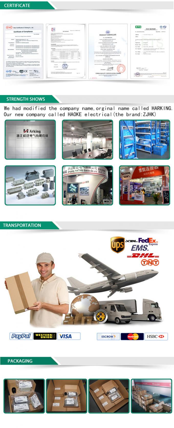 H24B - BK - 2L Heavy Duty Multi 24Pin Connectors 09300240301 Match With Inserts