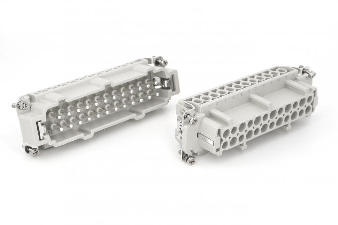 ZJHK Waterproof Rectangular 24 Pin Heavy Duty Industrial Connector HE-024