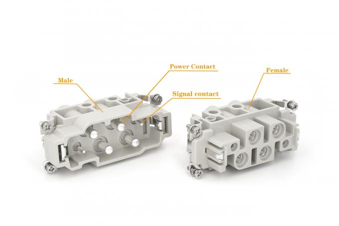 2 Signal Contacts Combined Industrial Inserts 4 Pin HK-004/2