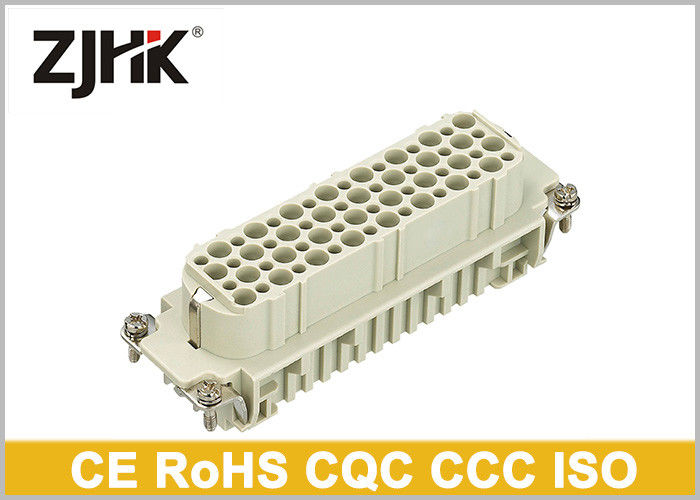 64 Pin Heavy Duty Connector , Waterproof Industrial Rectangular Connectors
