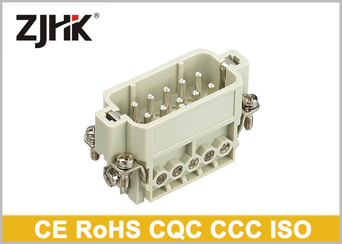 Male Female Plug Insert Heavy Duty Connector 10 Pin ILME Type For ...