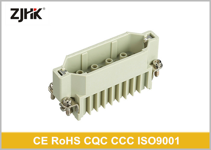25 Pole Heavy Duty Multi Pin Connector 10A 250V With Crimp Insert ...