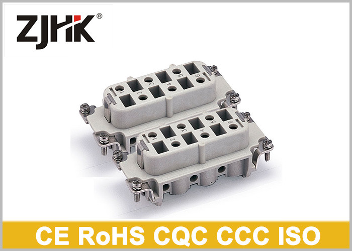 HSB 12 Pin Male / Female Heavy Duty Wire Connector With Screw Insert