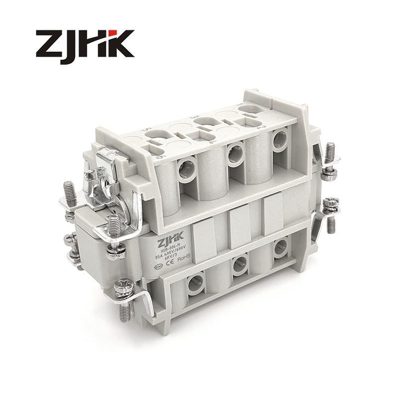 35 Amp 6 Pin Heavy Duty Wire Connector Harting Han Type 09310062601 ...