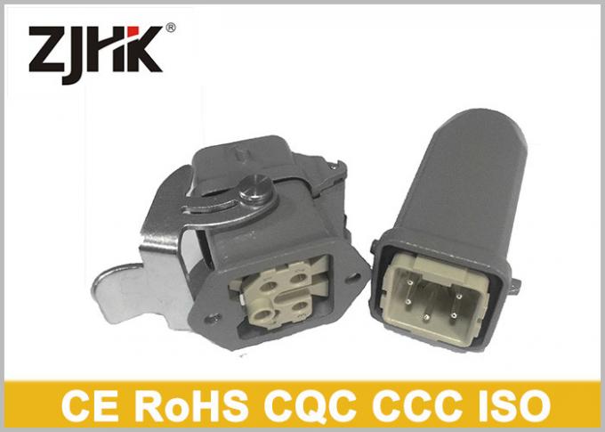 Screw Heavy Duty 4 Pin Connectors Male And Female Connectors Square ...