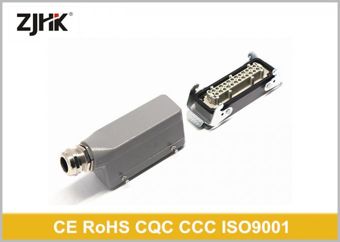 H24B SE 4B PG21 Heavy Duty 24 Pin Connector For Hot Runner Temper ...